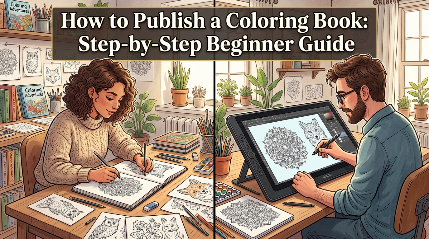 How to Publish a Coloring Book: Step-by-Step Beginner Guide